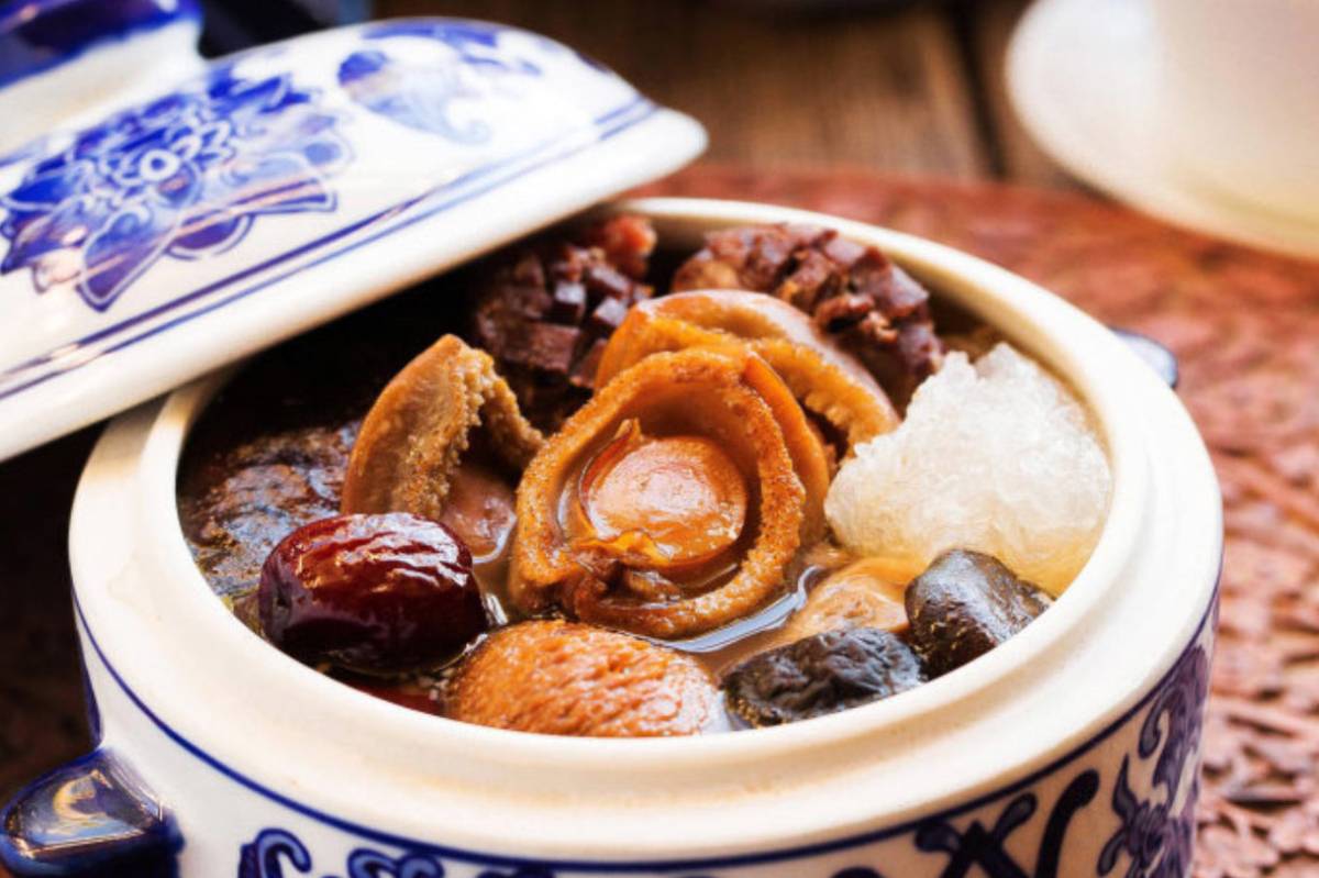 Why there's food called 'Buddha jump over the wall'?